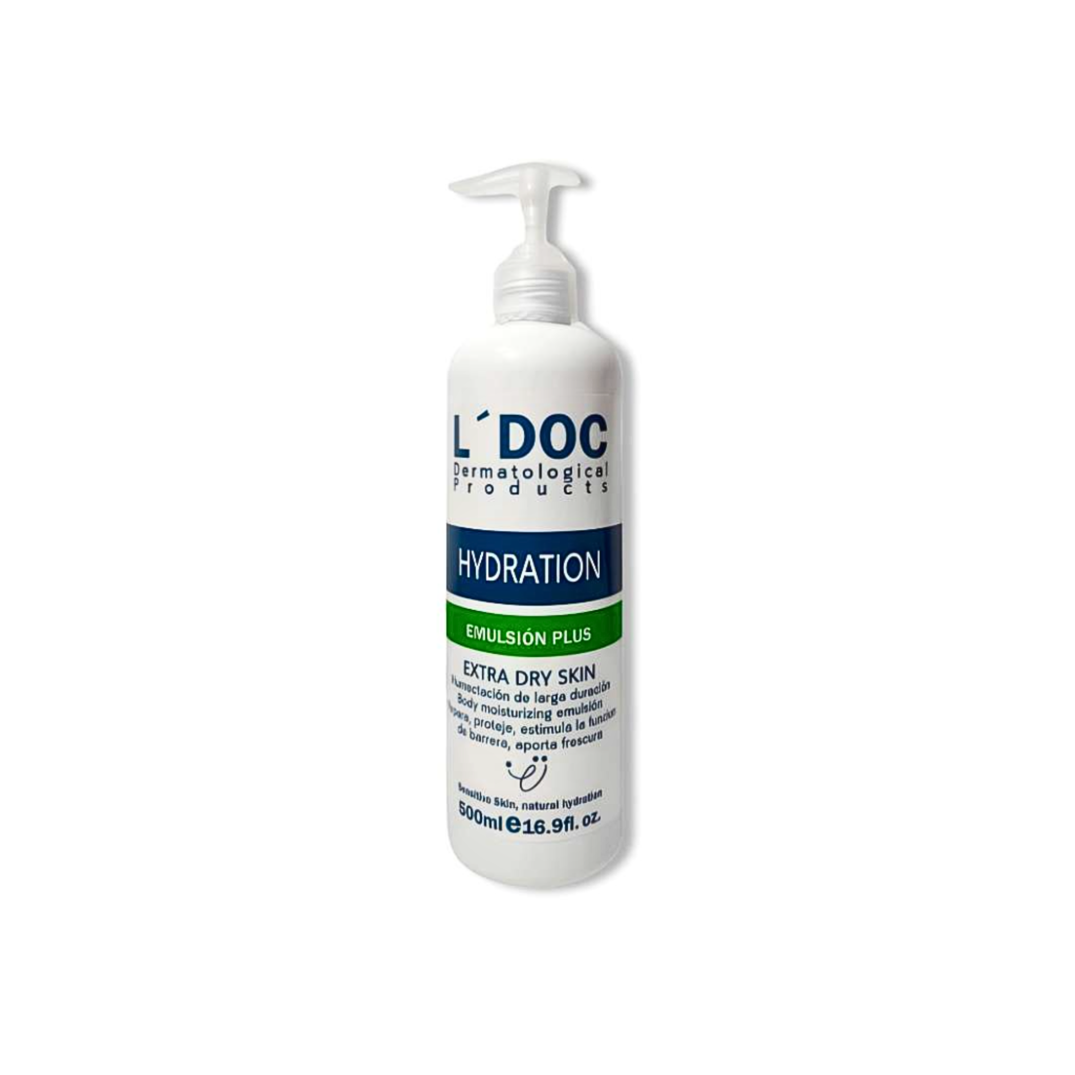EMULSIÓN HUMECTANTE PLUS X 500 ML- L´DOC | DermaMedical